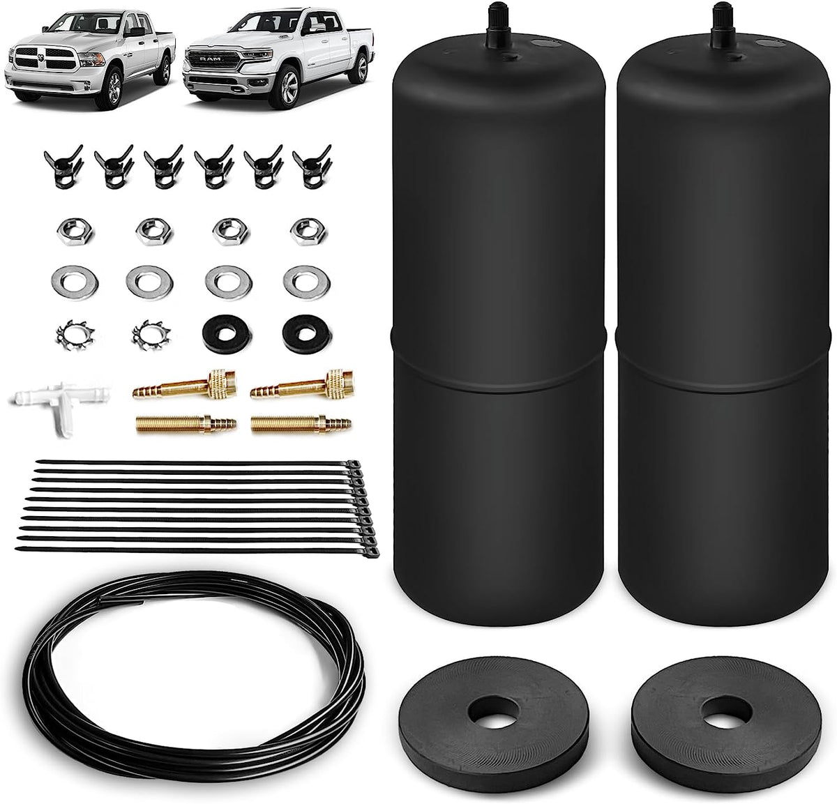 Heavy-Duty Air Springs | Ram 1500 | 2009-2022 — Vigor Air Ride