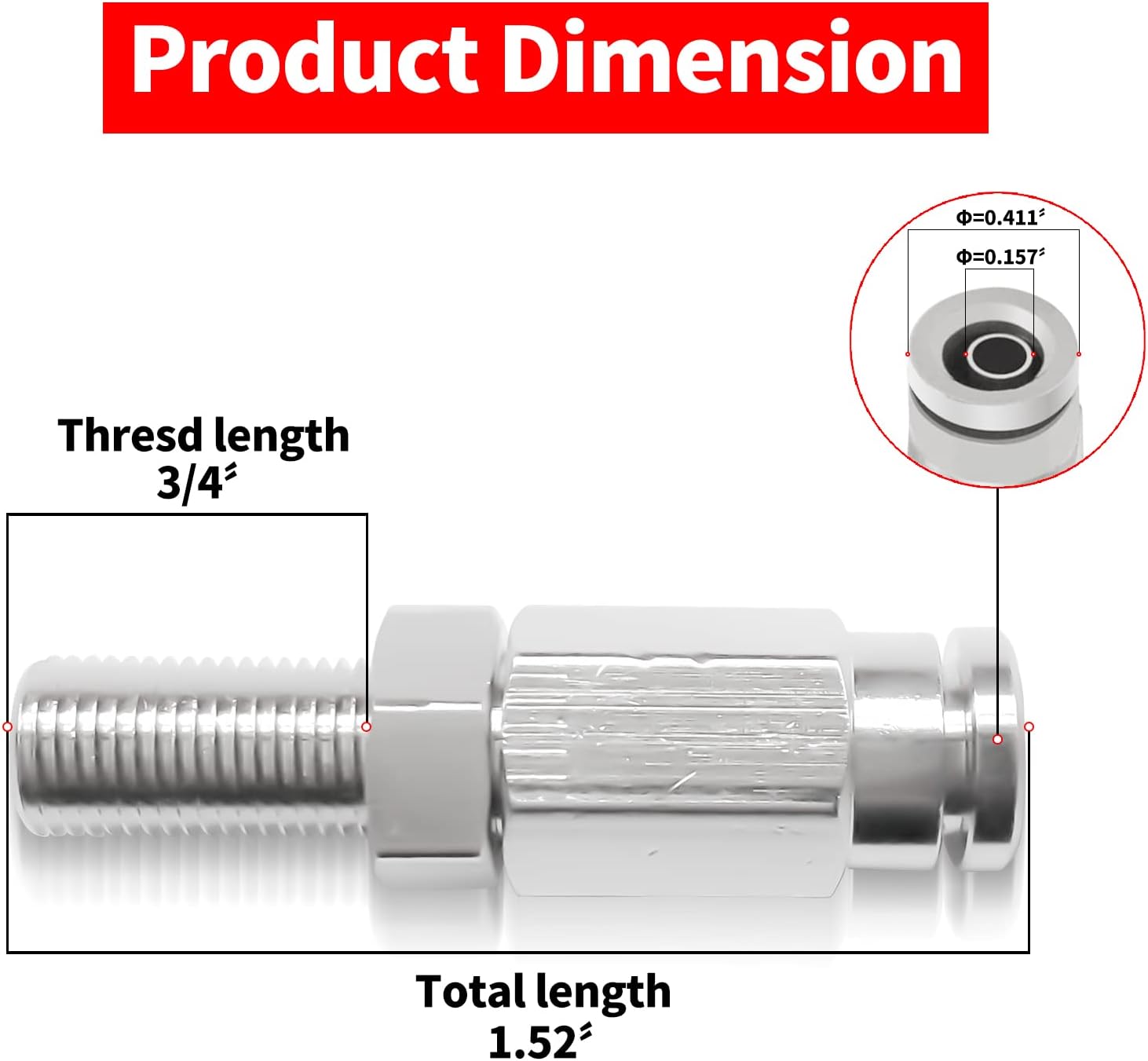 Air Suspension Schrader Valves | 1/4" OD | Quick Connect — Vigor Air Ride