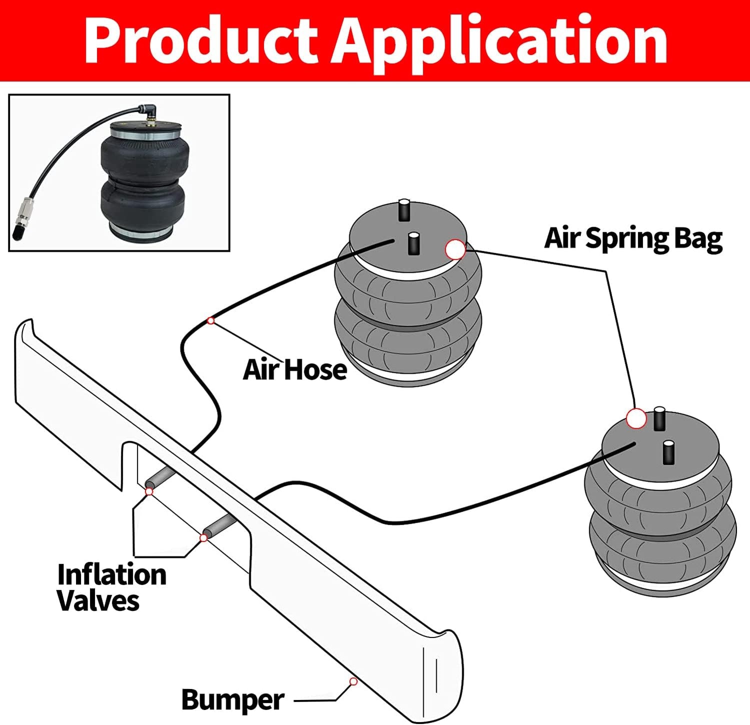 Air Suspension Schrader Valves | 1/4" OD | Quick Connect — Vigor Air Ride
